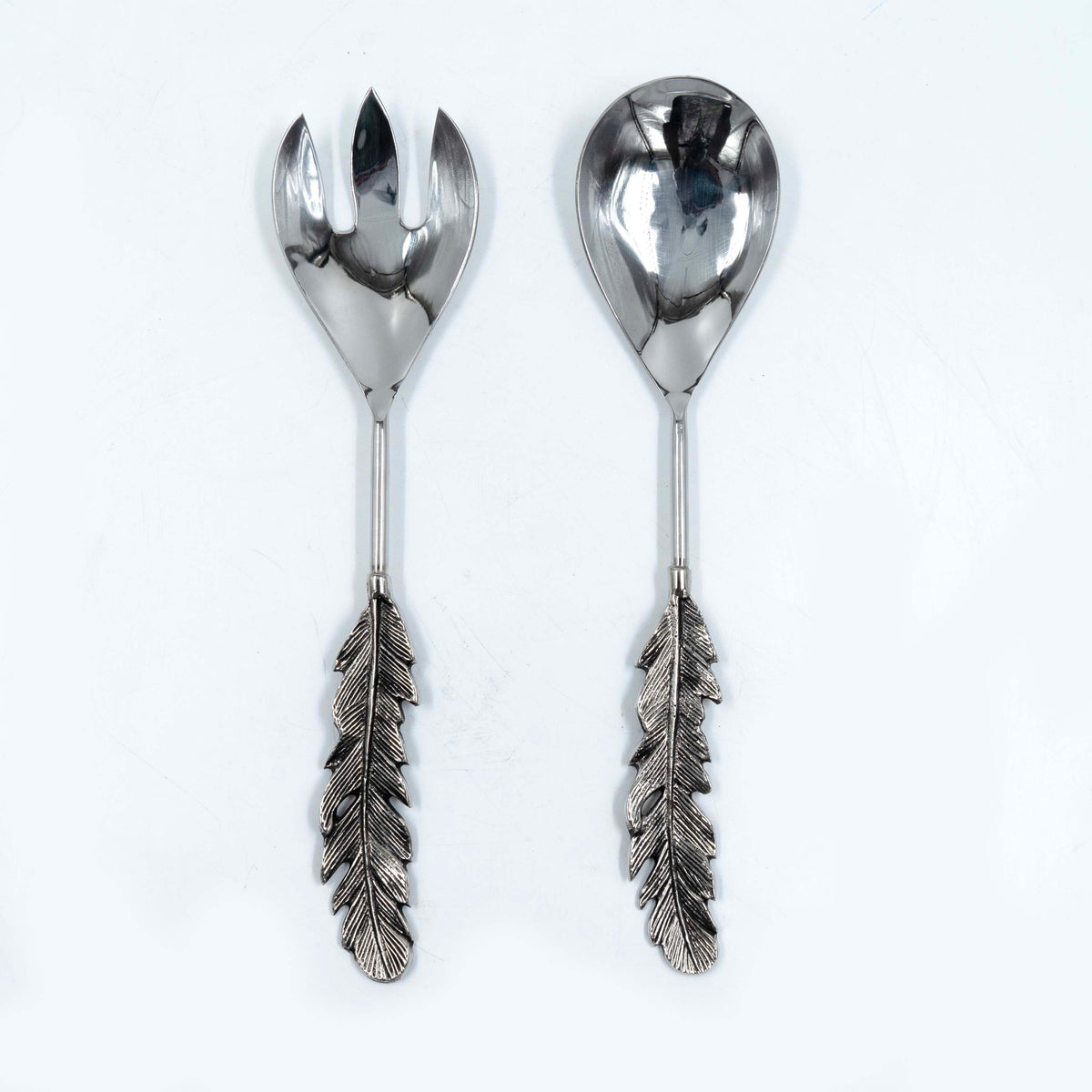 Buy Spoons | Idayat Quill Salad Server (Set of 2) | Shop at The Purple ...