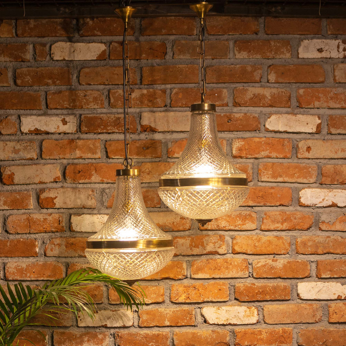 Buy Pendant Lamps | Luzette Brass Pendant lamp Diamond | Shop at The ...