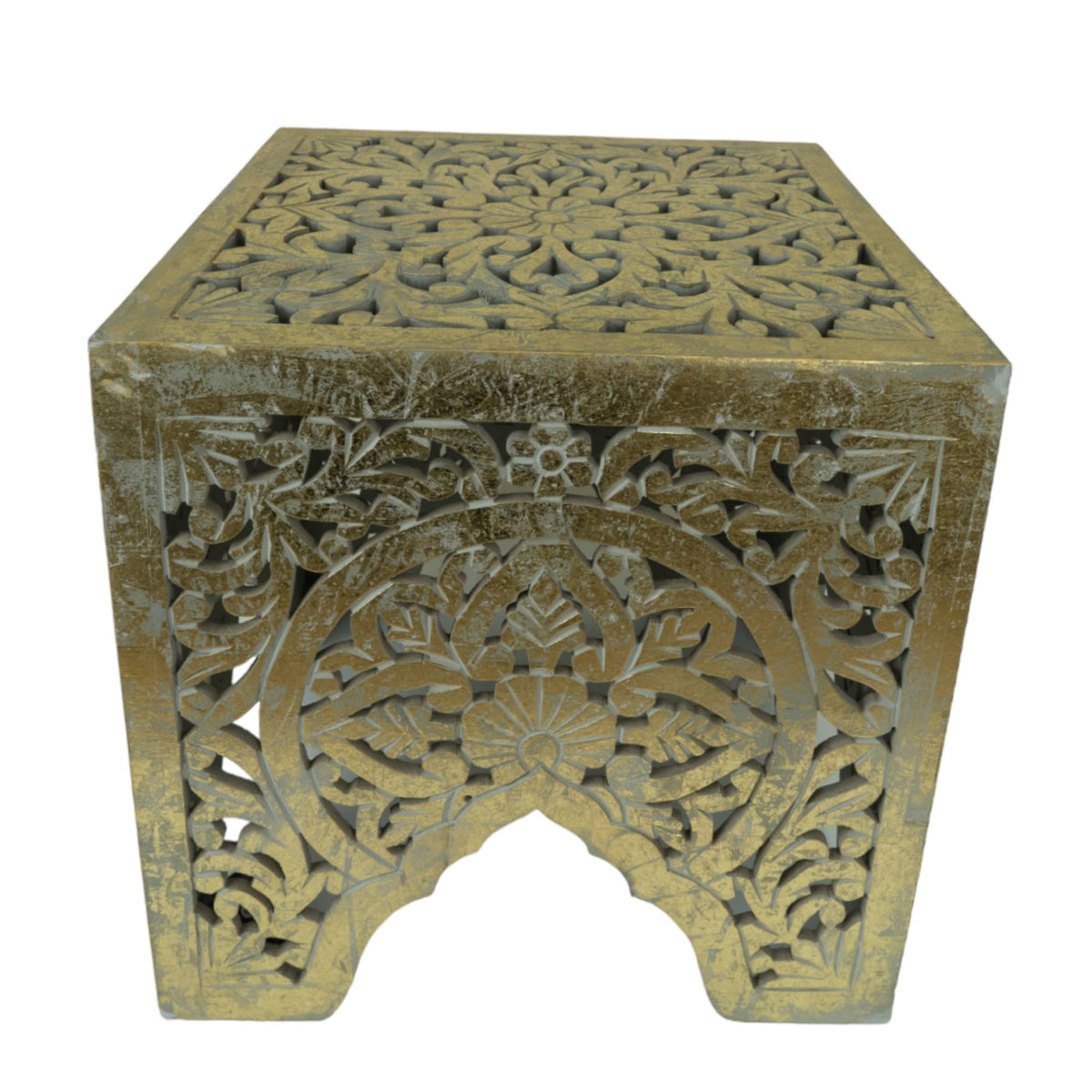 Buy side tables | Grey Gold Box Shaped Tables Set of 2 | Shop at The ...
