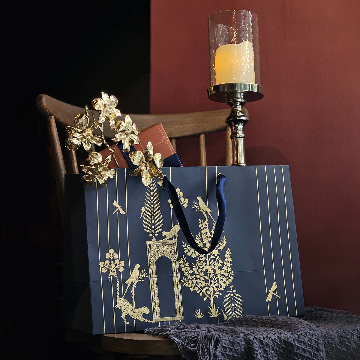 Buy Gift Bags | Bochum Blue Gift Bag | Shop at The Purple Turtles — The ...