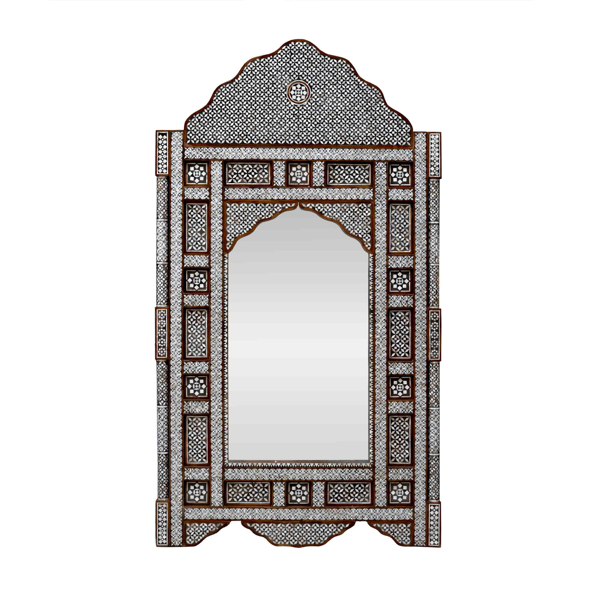 Buy Wall Mirrors| Haya Mop Inlay On Wood Mirror | Shop at The Purple ...