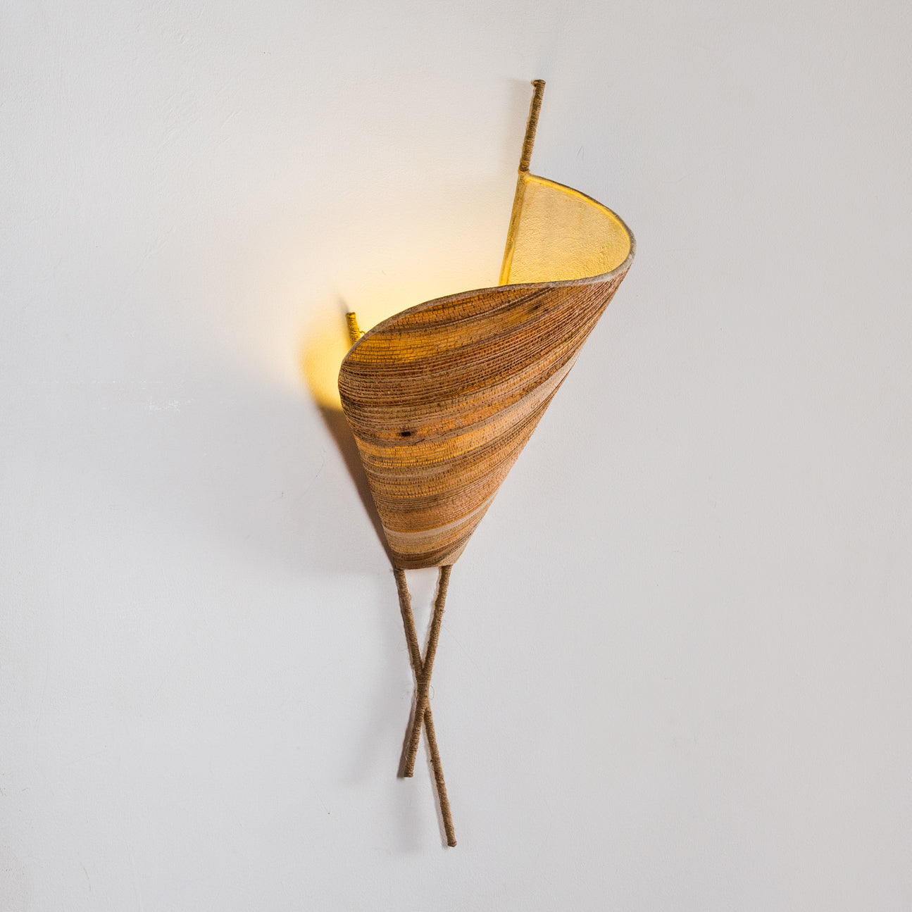 Buy Wall Lamp | Ripcurl Bark Wall Lamp | Shop at The Purple Turtles ...