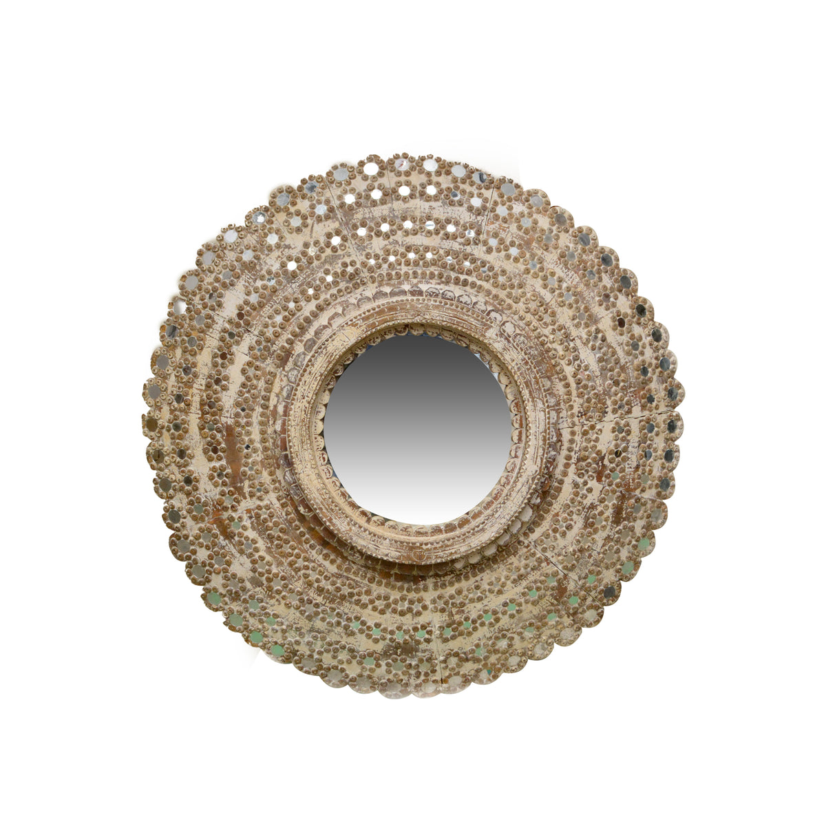 Buy Wall Mirror | Round Mango Wood Mirror | Shop at The Purple Turtles ...