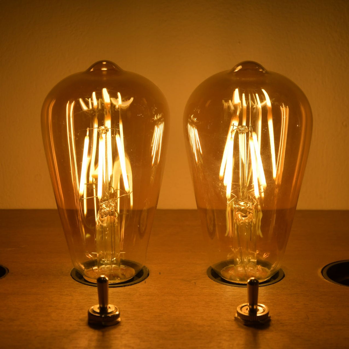 Buy Bulbs | Pear Amber LED Filament Bulb - Set of 2 | Shop at The ...